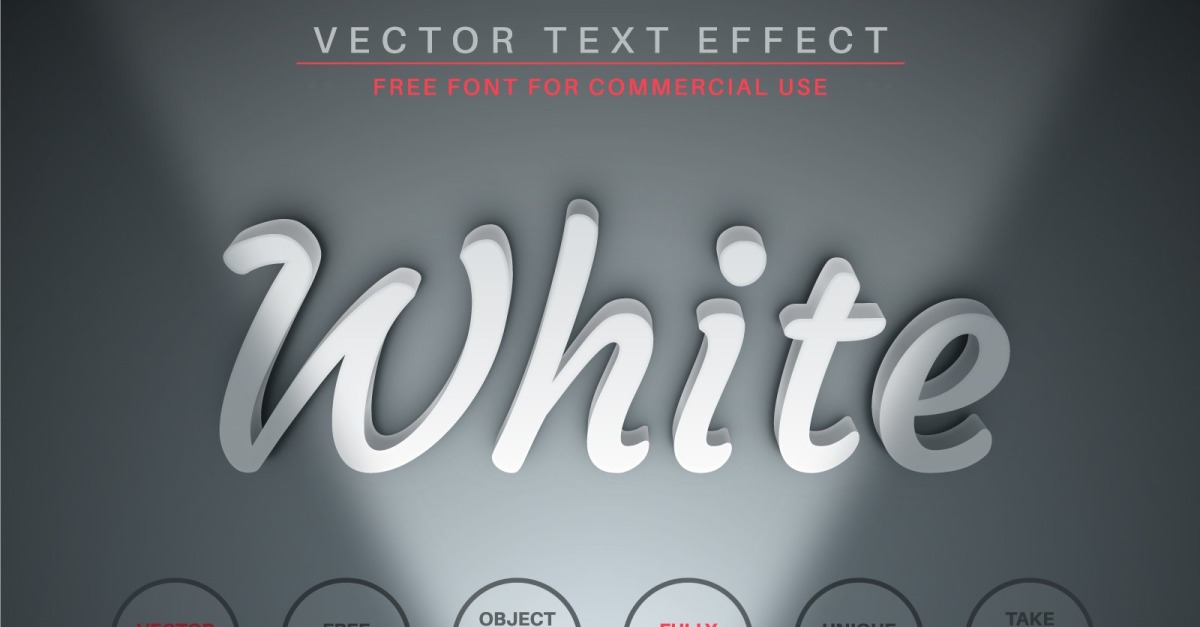 Bottom Light - Editable Text Effect, Font Style, Graphics Illustration