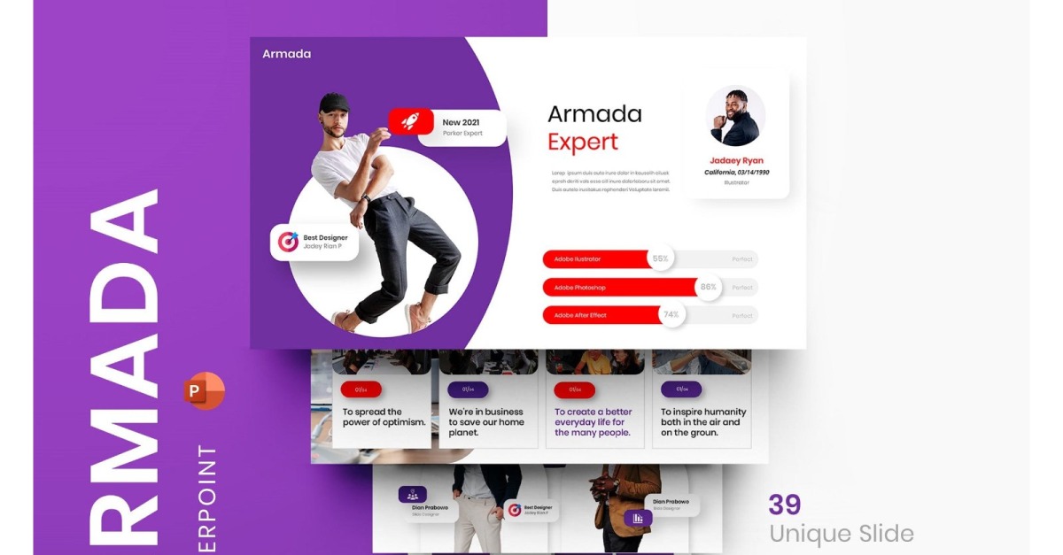 Armada – Business PowerPoint Template - TemplateMonster