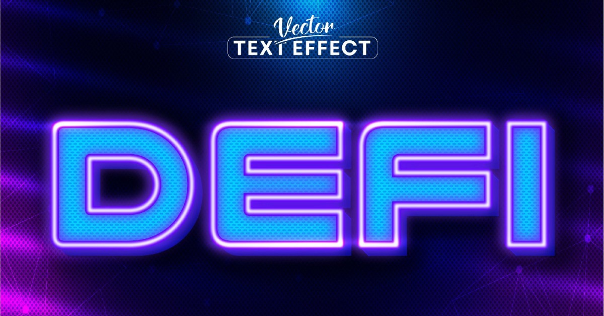 Defi - Style lumineux néon multicolore, effet de texte modifiable ...