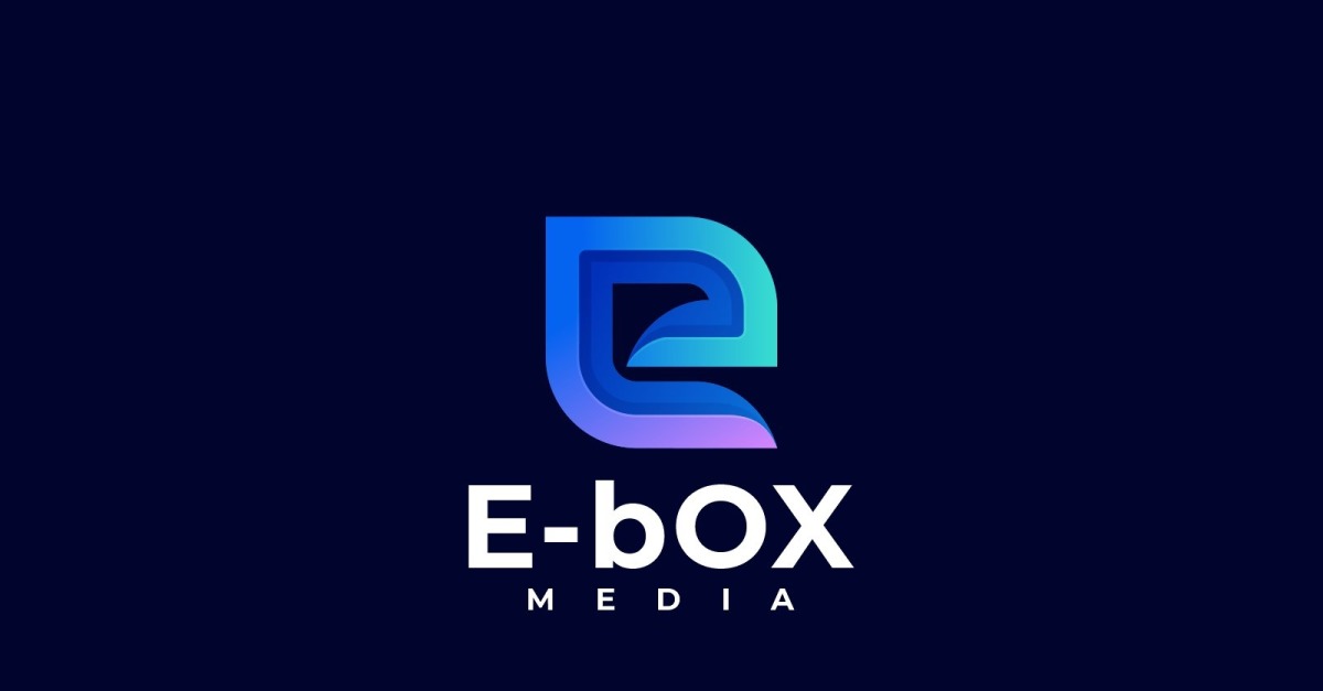 Letter E Box Gradient Logo #219390 - TemplateMonster