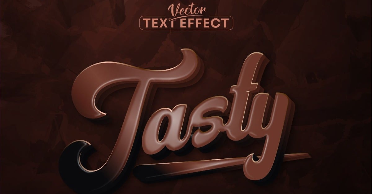 Tasty - Cartoon Style, Editable Text Effect, Font Style, Graphics ...