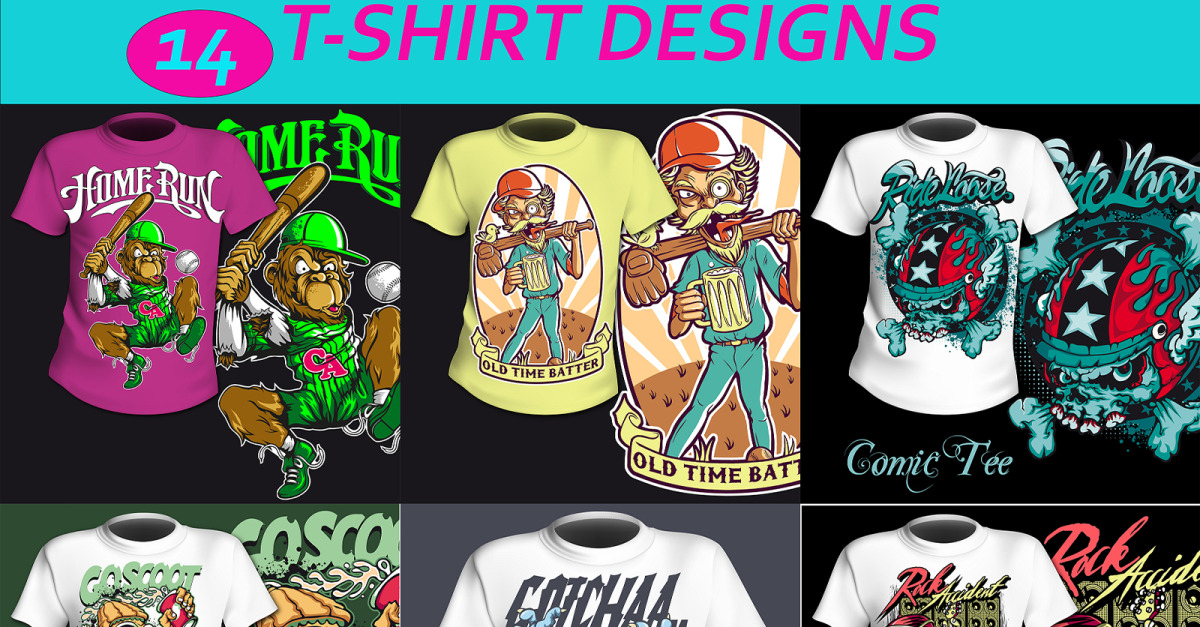 T-shirt graphique 14 sur 24 #219598 - TemplateMonster