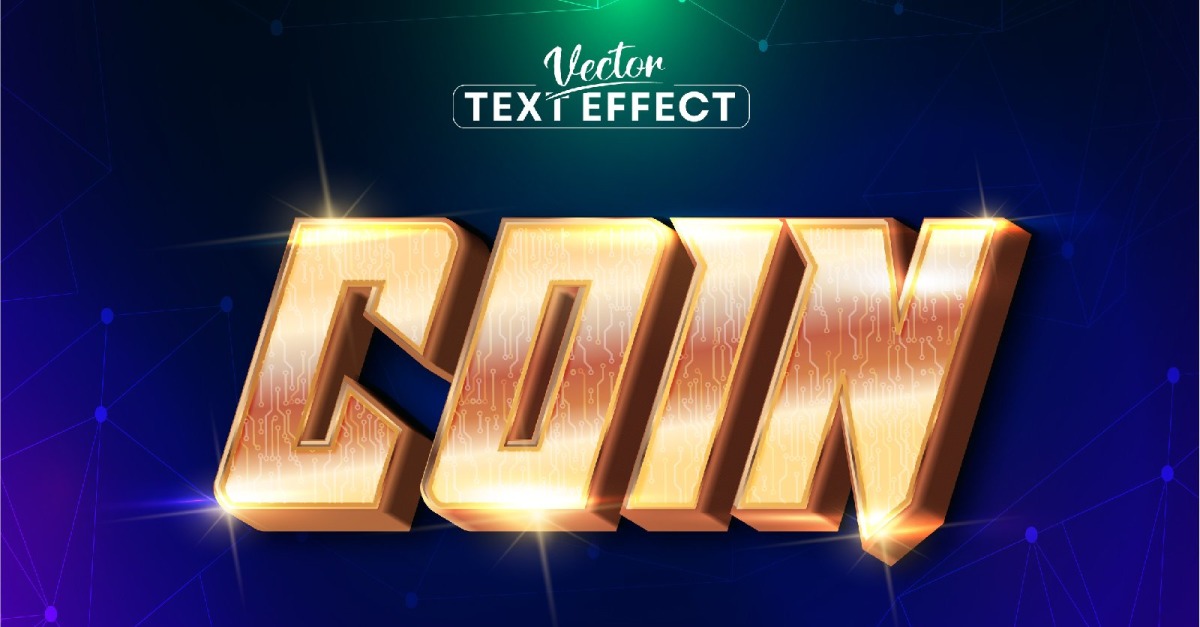 Coin - Metallic And Golden Style, Editable Text Effect, Font Style ...