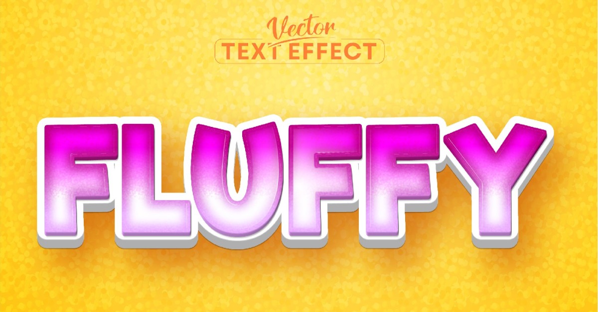 Fluffy - Game And Cartoon Style, Editable Text Effect, Font Style ...