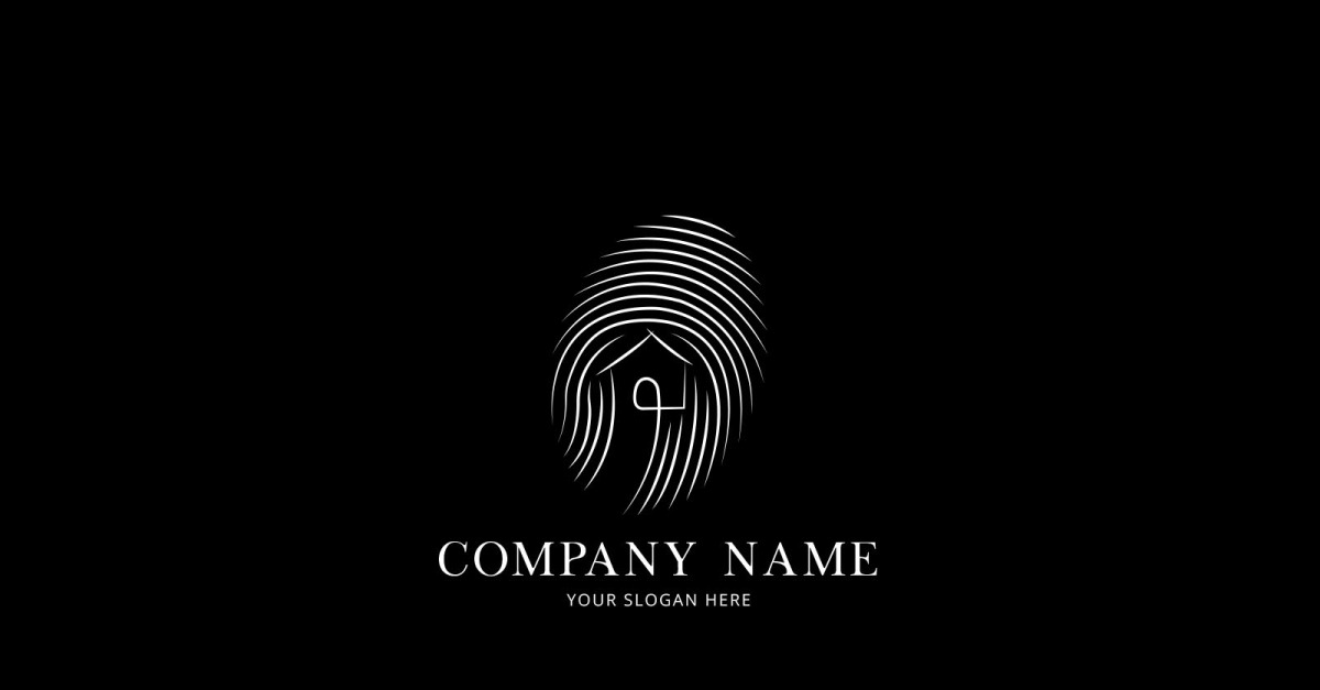 Parmak İzi Emlak Logo Şablonu #220273 - TemplateMonster