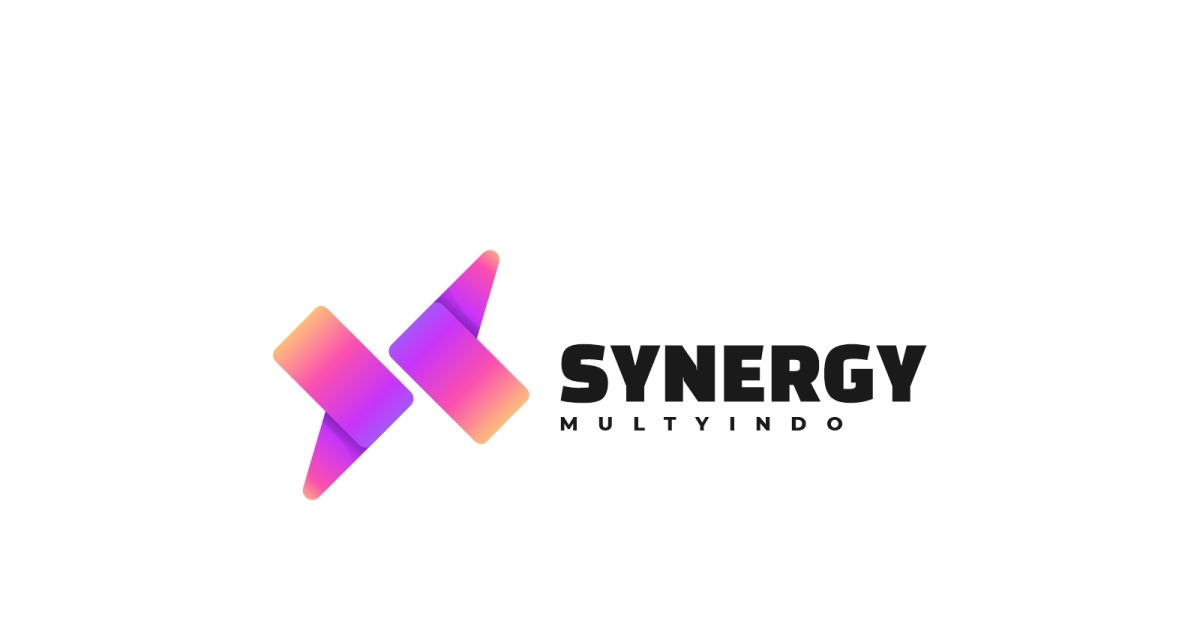 Synergy Gradient Logo Style #220213 - TemplateMonster