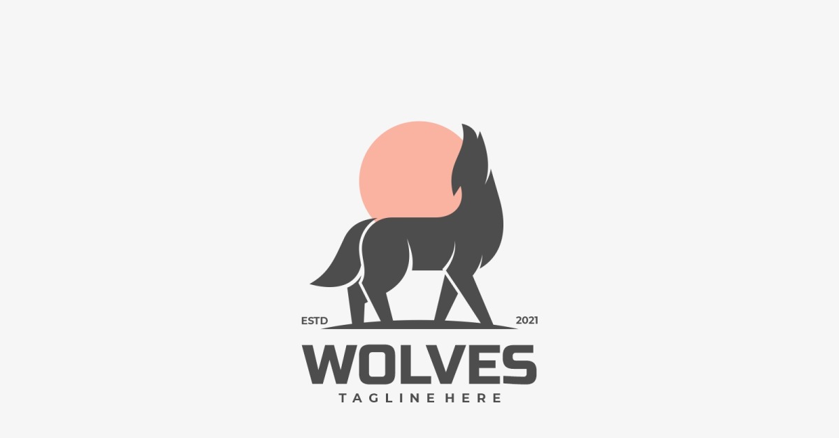 Wolves Silhouette Logo Style #220231 - TemplateMonster