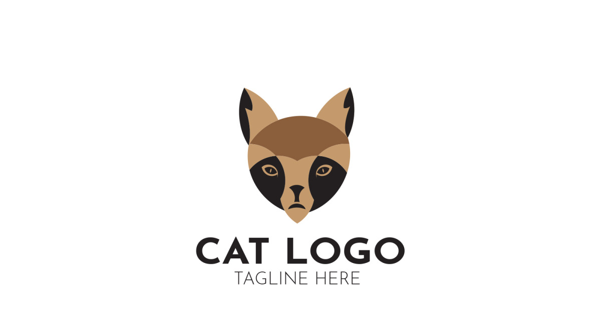 Cat Catty Logo Design Template #220746 - TemplateMonster
