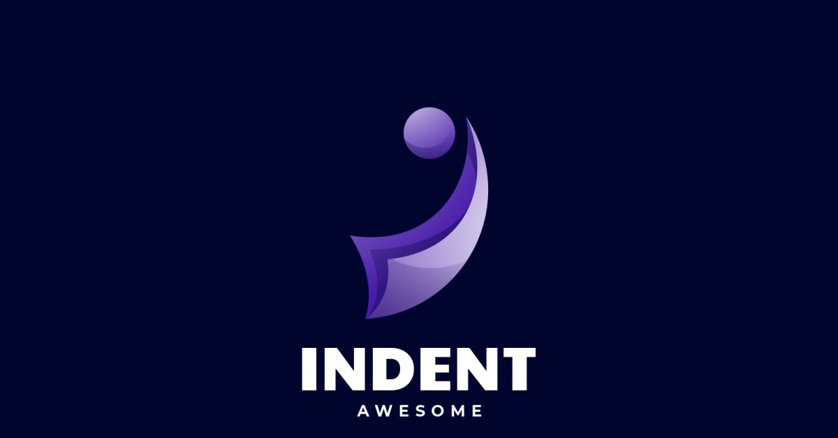 Letter I Gradient Logo Style #220983 - TemplateMonster