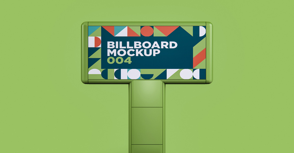 Billboard Minimalis Modern Mockup #221067 - TemplateMonster