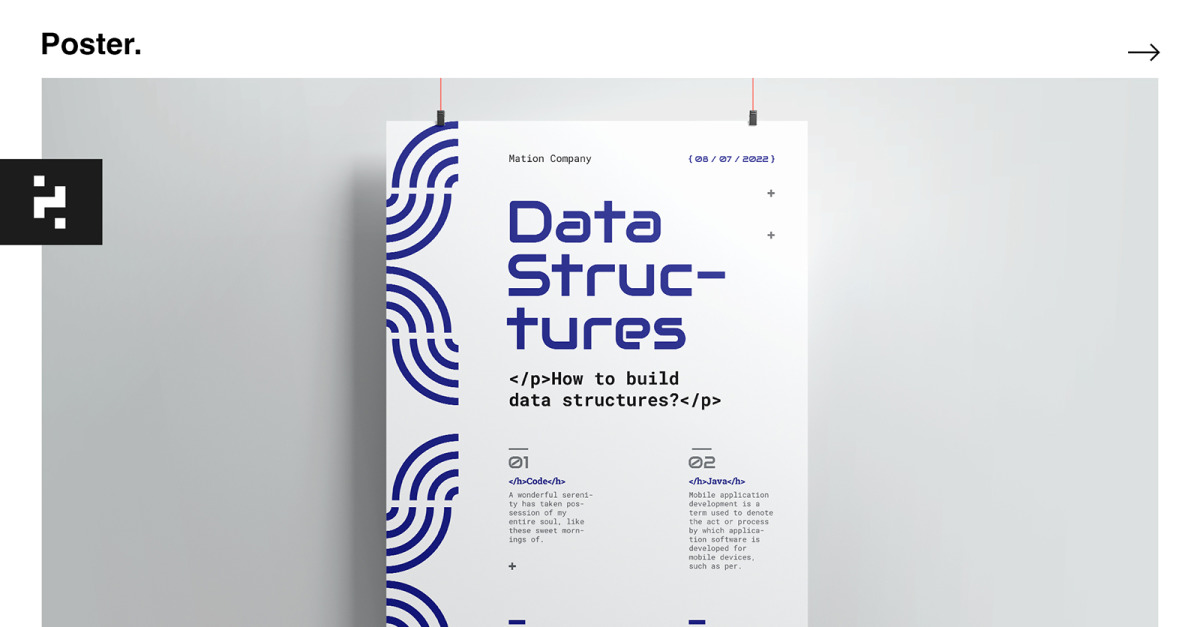 Coding Technology Poster Template #221310 - TemplateMonster