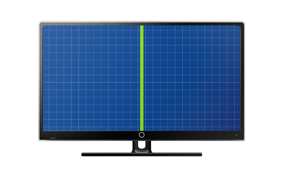 Tv Mockup Front View #221542 - TemplateMonster