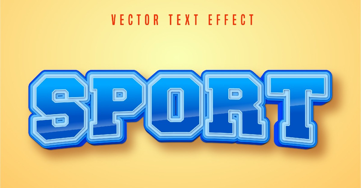 Sport - Editable Text Effect, Sport And Cartoon Text Style, Graphics ...