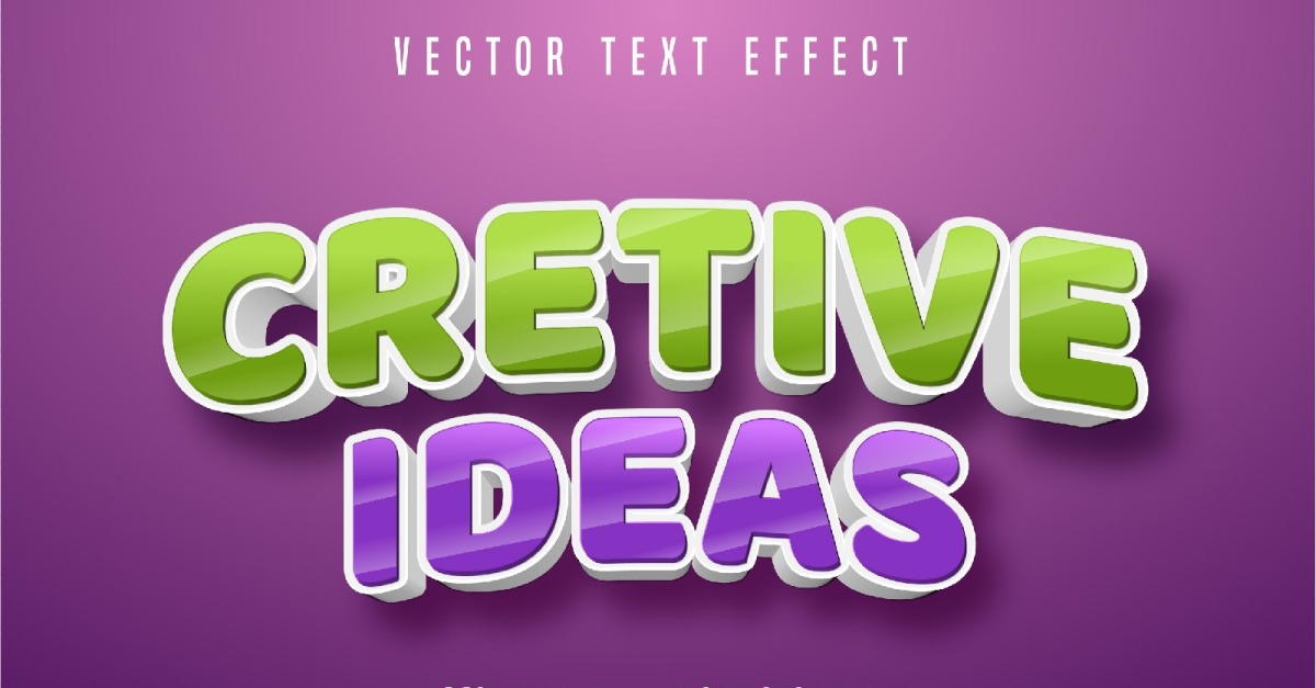 Creative Ideas - Editable Text Effect, Comic And Cartoon Text Style ...