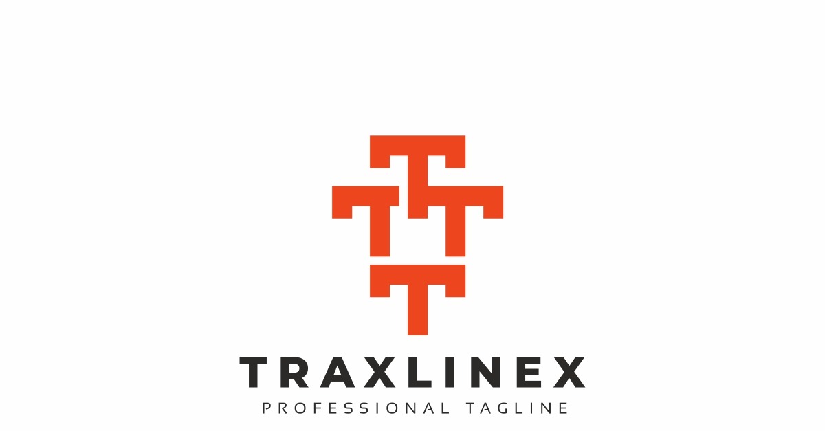 T Line Heraldry Logo Template #221930 - TemplateMonster