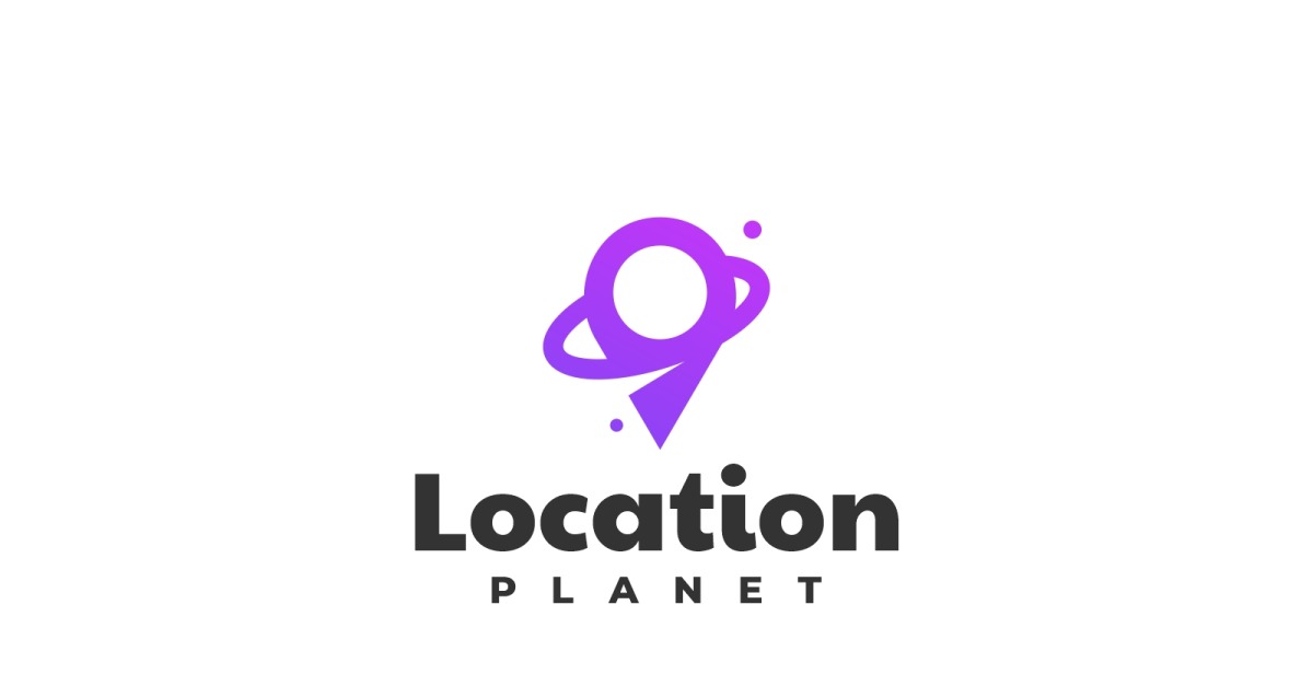 Konum Gezegeni Basit Logo Şablonu #222048 - TemplateMonster