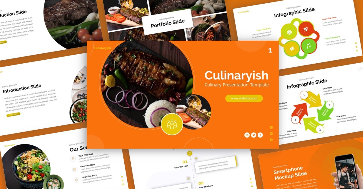 Culinaryish Culinary Multipurpose PowerPoint Template