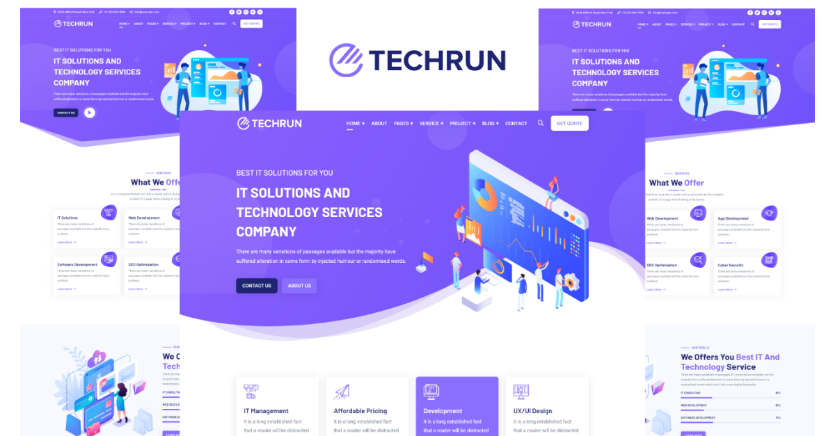 Techrun - IT Solutions And Technology HTML5 Template