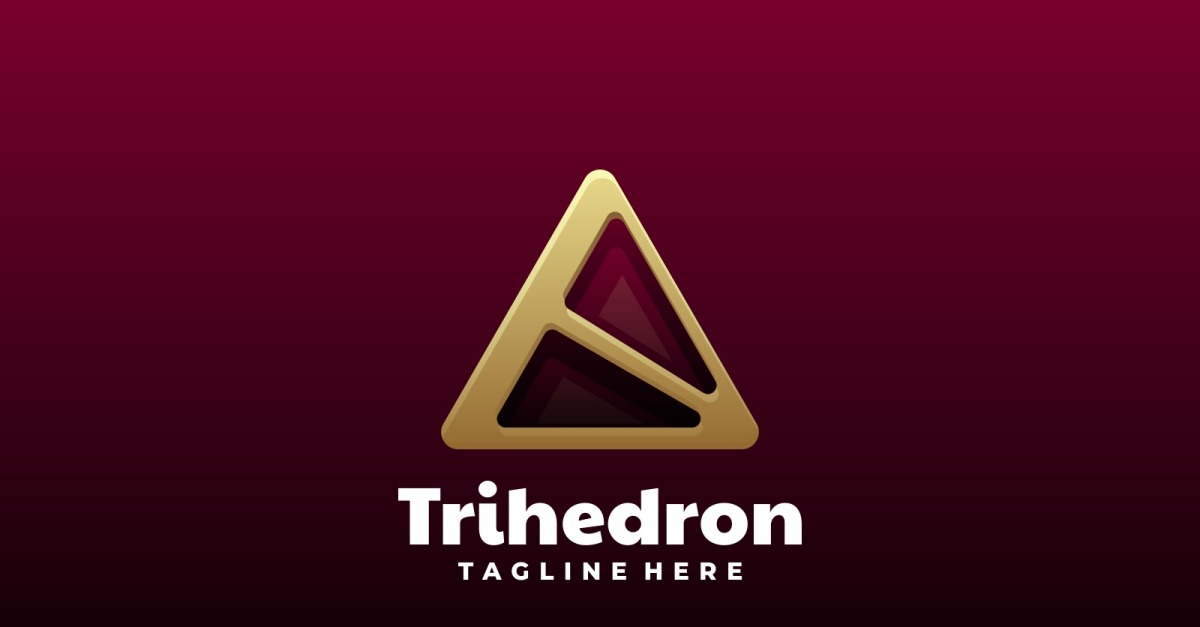 Logo Trihedron Luxury Line Art #223972 - TemplateMonster