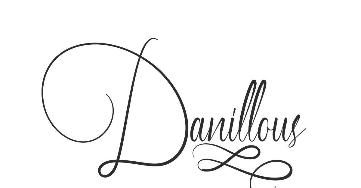 Fuente de escritura de caligrafía Danillous - TemplateMonster