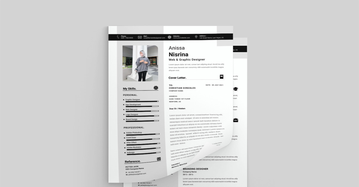 Modelo de currículum vitae de Anissa Nisrina