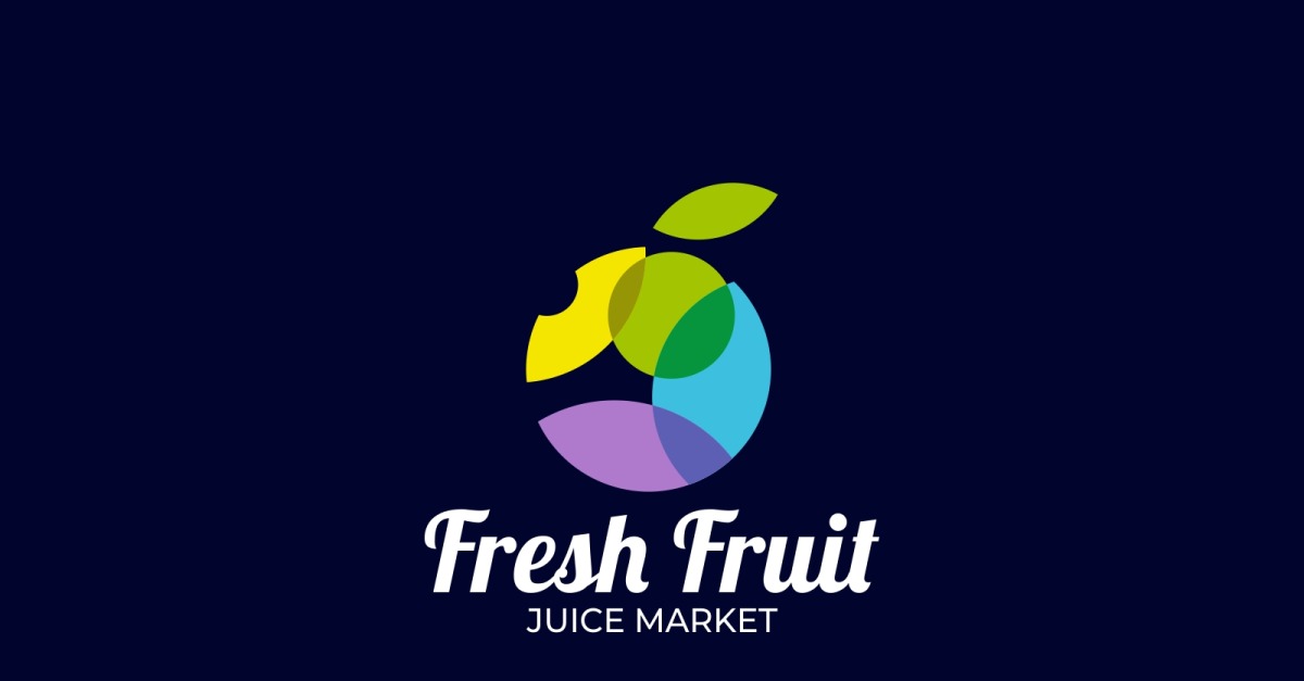 Fresh Fruit Colorful Logo Style #224350 - TemplateMonster