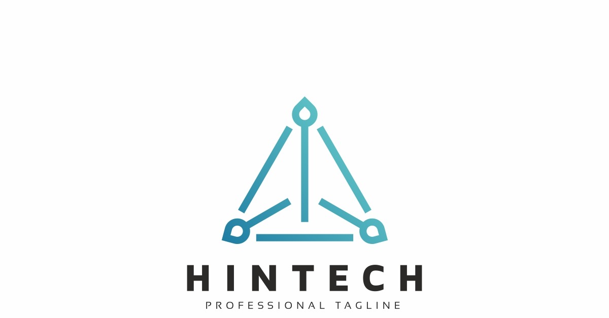 Triangle Tech Lab Logo Template #224692 - TemplateMonster