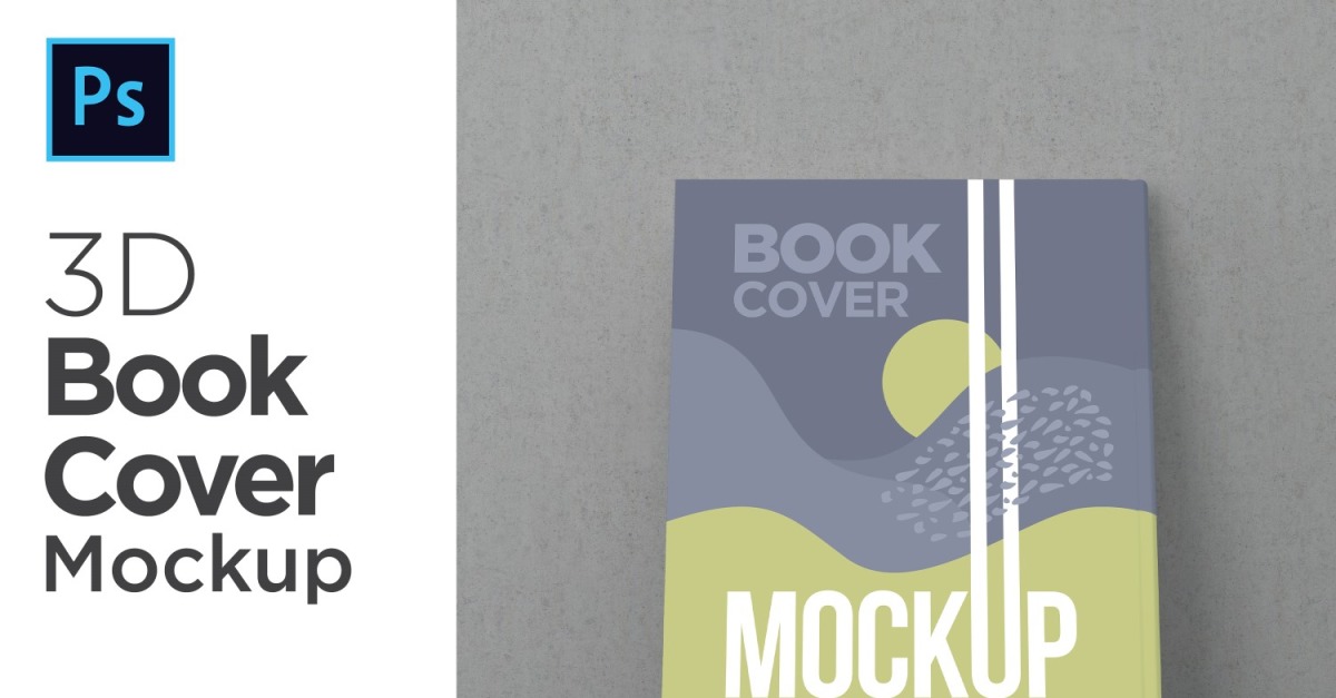 3d Rendering Books Cover Mockup Template - TemplateMonster