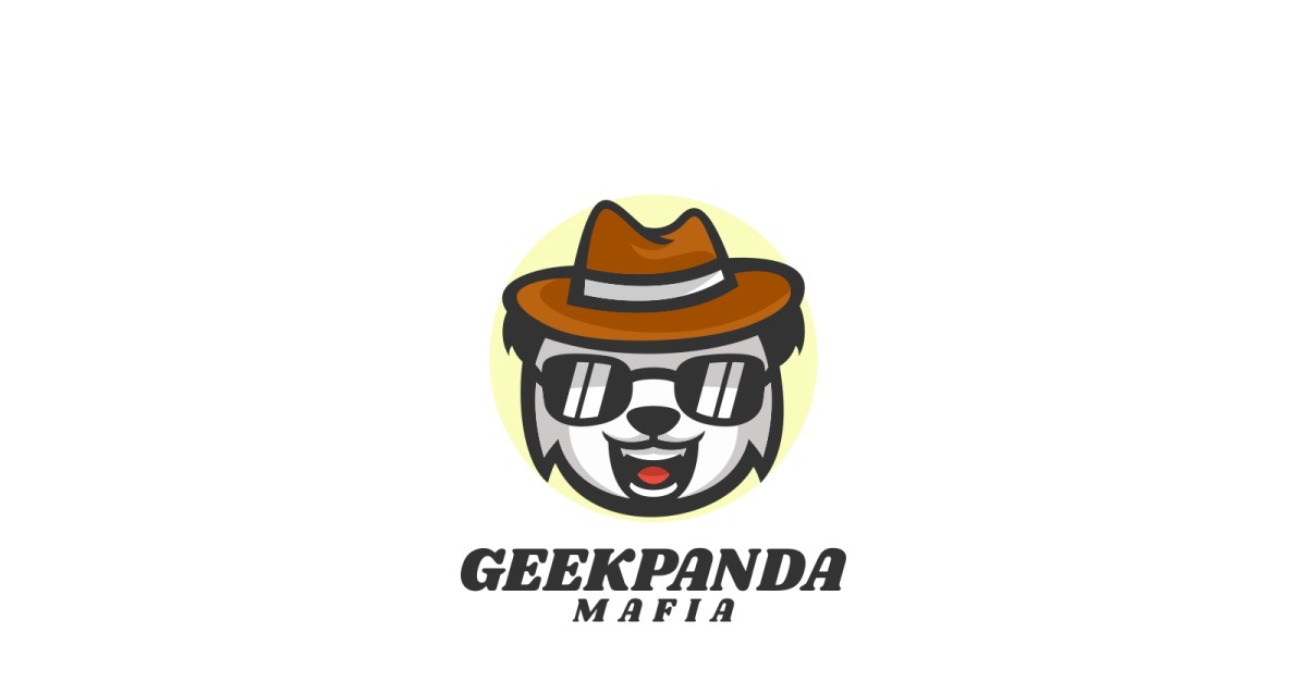 Panda Mafya Karikatür Logo Tarzı #224953 - TemplateMonster