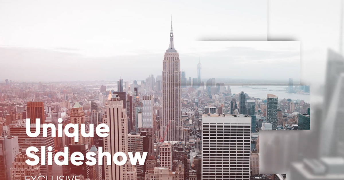 Modèle Upbeat Media Opener Slideshow Premiere Pro