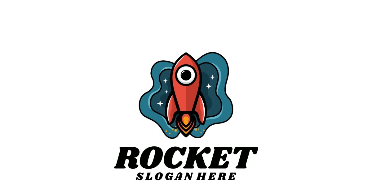 Rocket Simple Logo Template #225420 - TemplateMonster