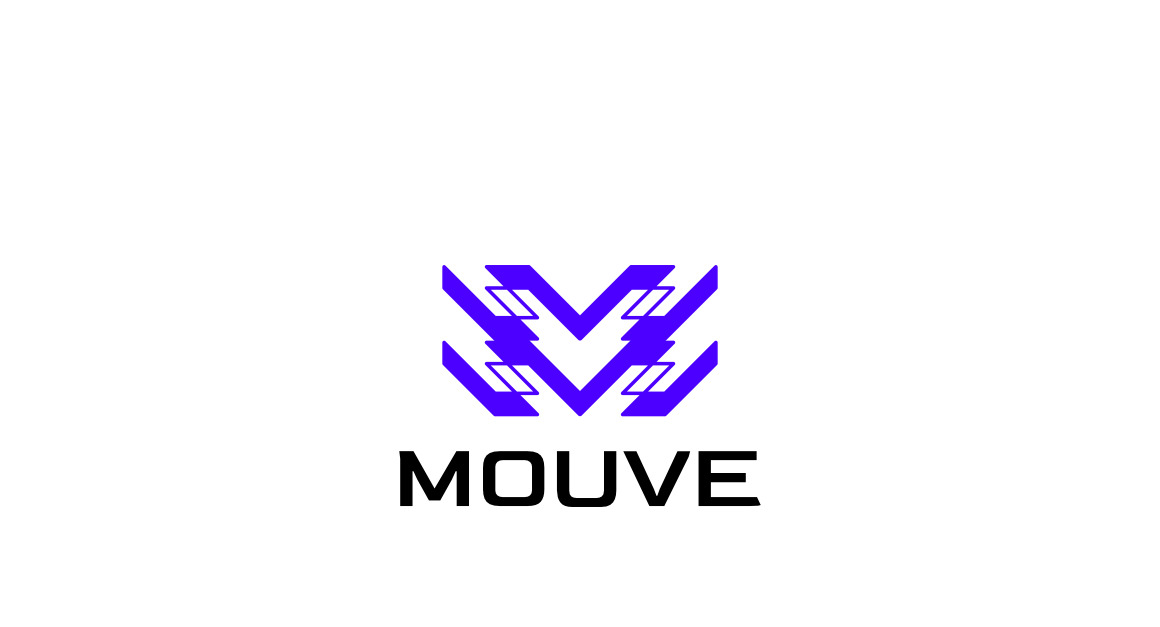 Monogramme dynamique Logo MV Tech #225800 - TemplateMonster