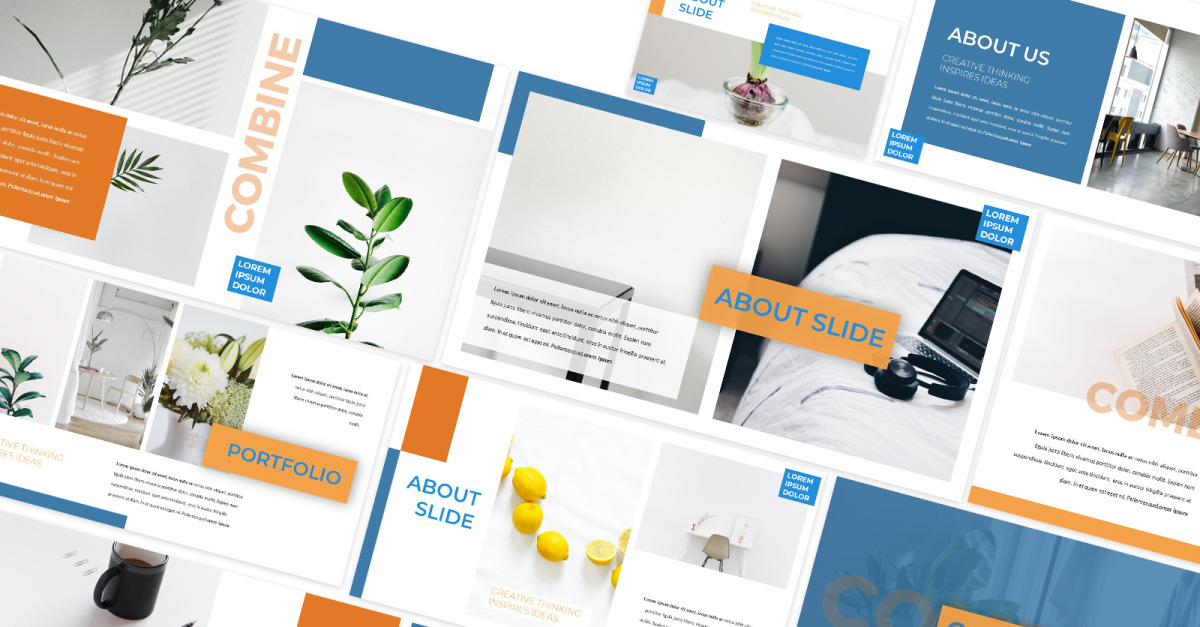 Kombinieren Sie kreative Google Slides-Vorlagen