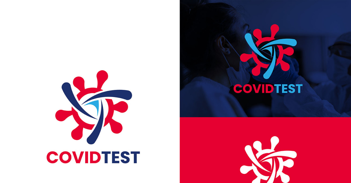 Covid Testi Logo Tasarım Konsepti #226364 - TemplateMonster