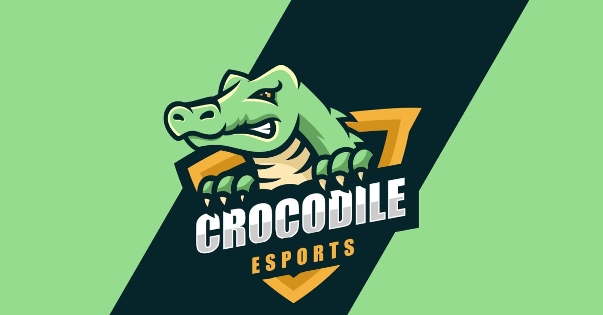 Crocodile Sport and E-Sports Logo #226578 - TemplateMonster