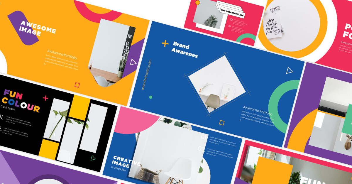 Funtastic Creative Powerpoint Template - TemplateMonster