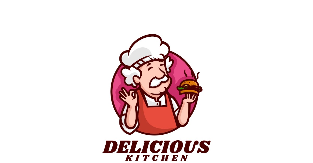 Delicious Kitchen Cartoon Logo #226723 - TemplateMonster