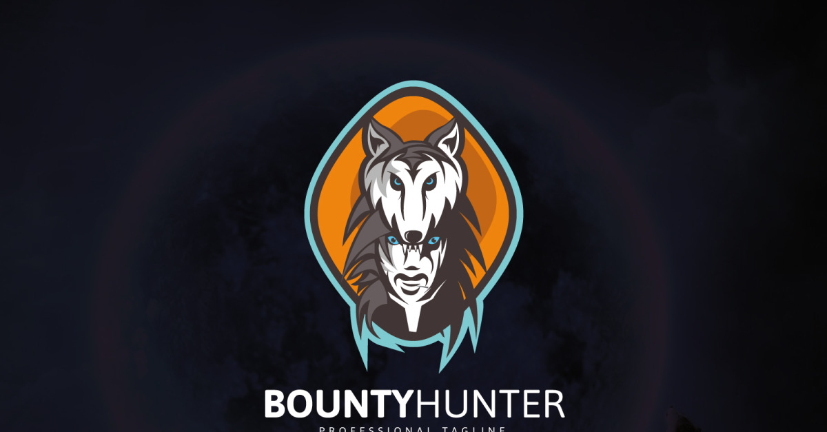 Modèles de conception de logo de chasseur de primes