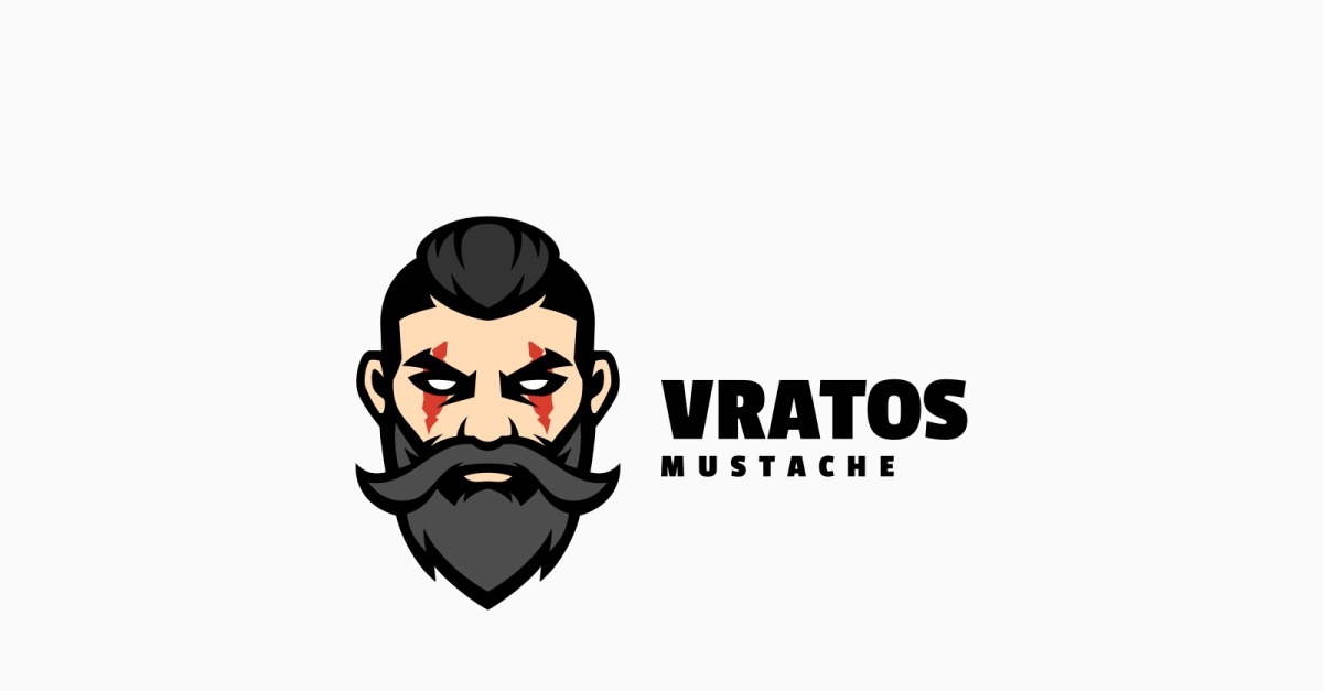 Man Simple Mascot Logo Style #227280 - TemplateMonster