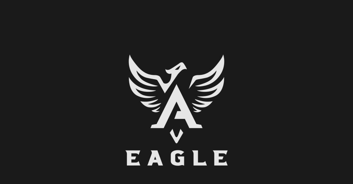 A Letter Eagle Logo Template #227364 - TemplateMonster