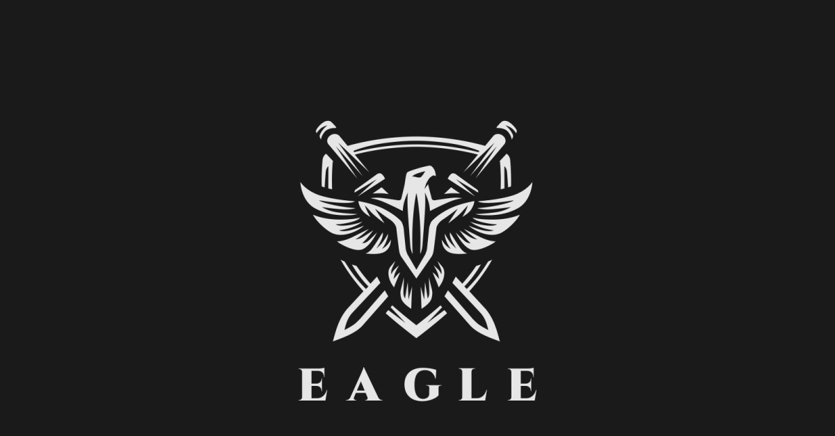 Eagle Guard Logo Warrior Logo #227390 - TemplateMonster