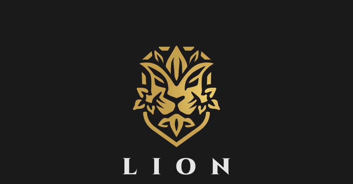 Löwenkopf-Logo Luxus-Löwen-Logo #227488 - TemplateMonster