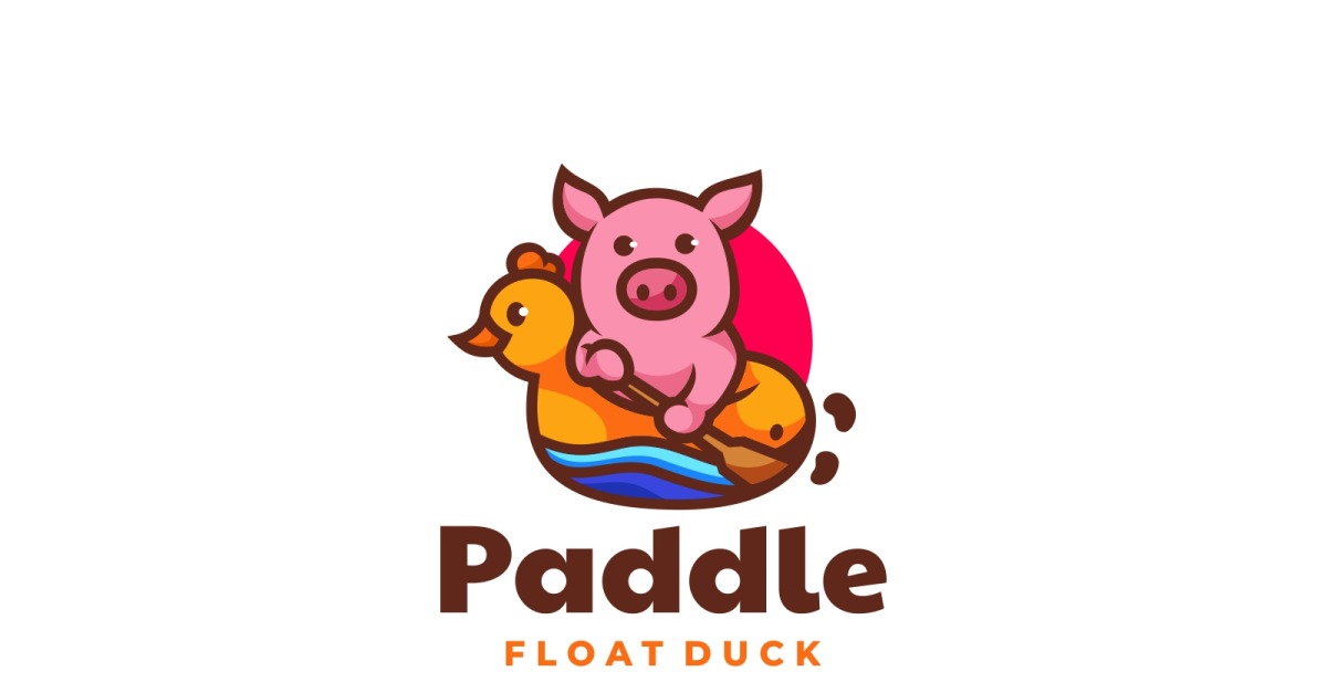 Pig Cartoon Logo Template #227469 - TemplateMonster