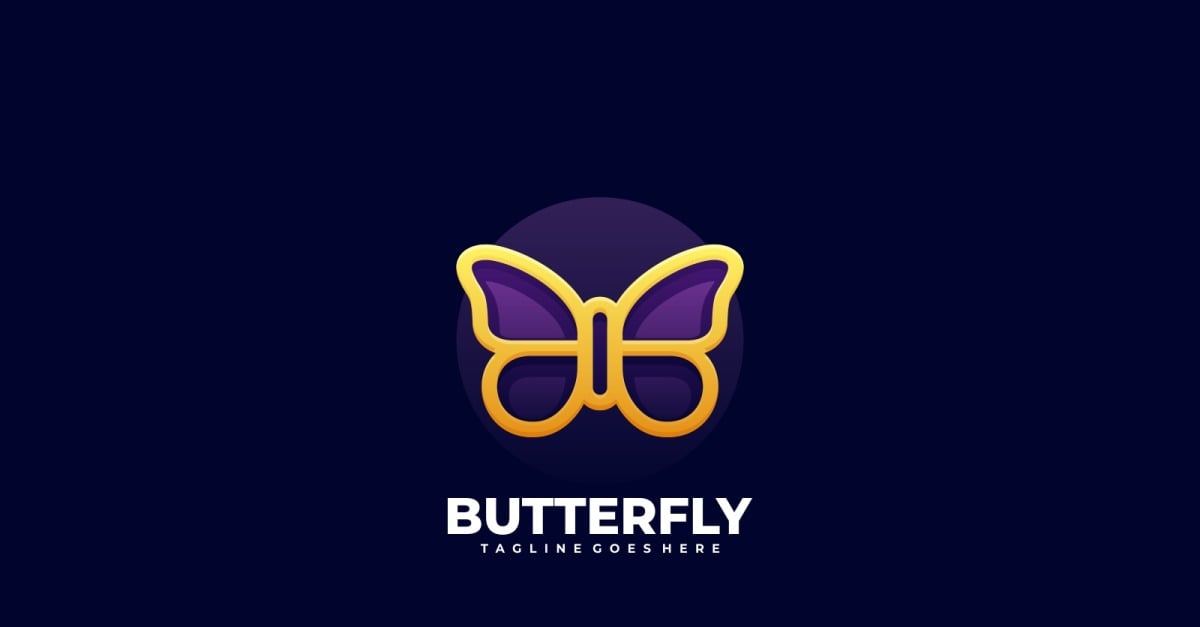 Projektowanie logo linii motyla #227456 - TemplateMonster