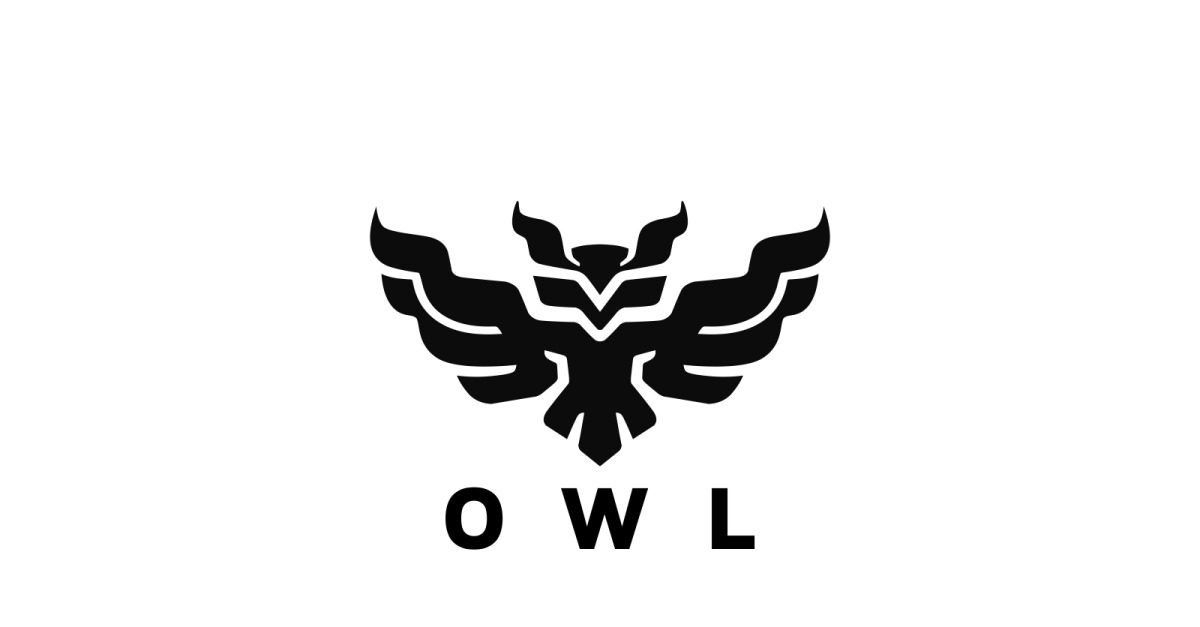 Elegant Owl Flag Logo Template #227594 - TemplateMonster