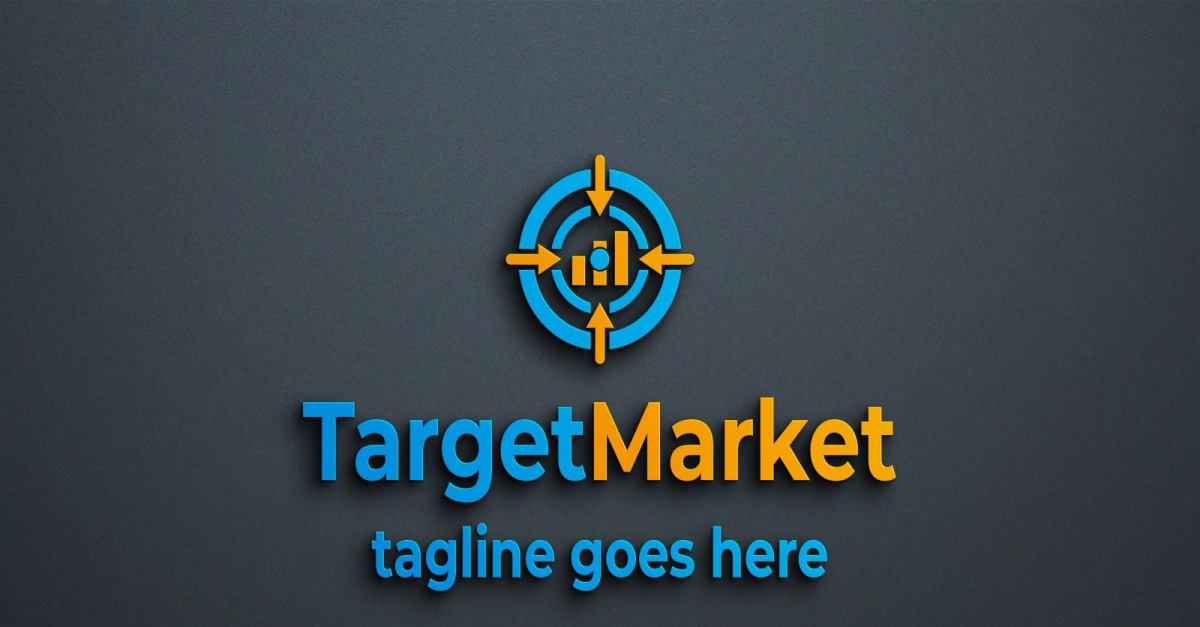 Modèle de logo de marché cible #227812 - TemplateMonster