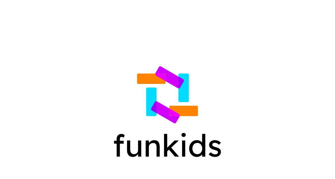 Fun Kids Flat Blocks Shape Logo #227992 - TemplateMonster
