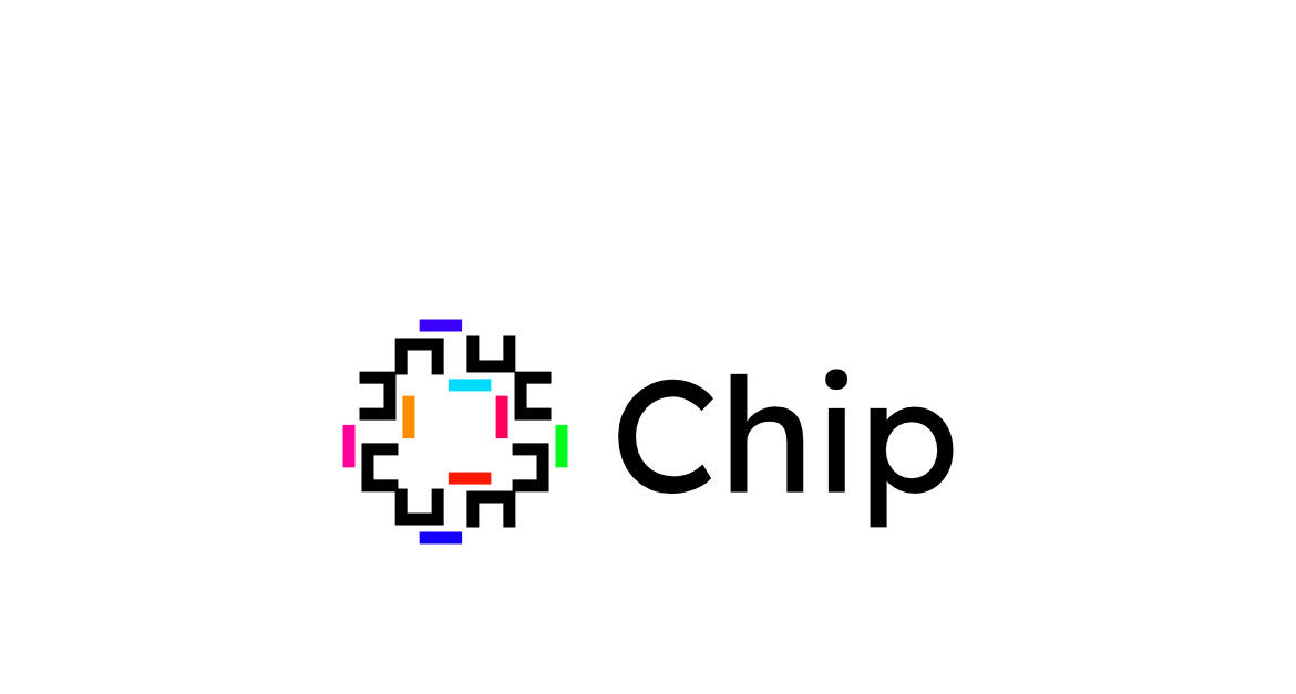 Graphique de logo plat Tech Chip #228005 - TemplateMonster