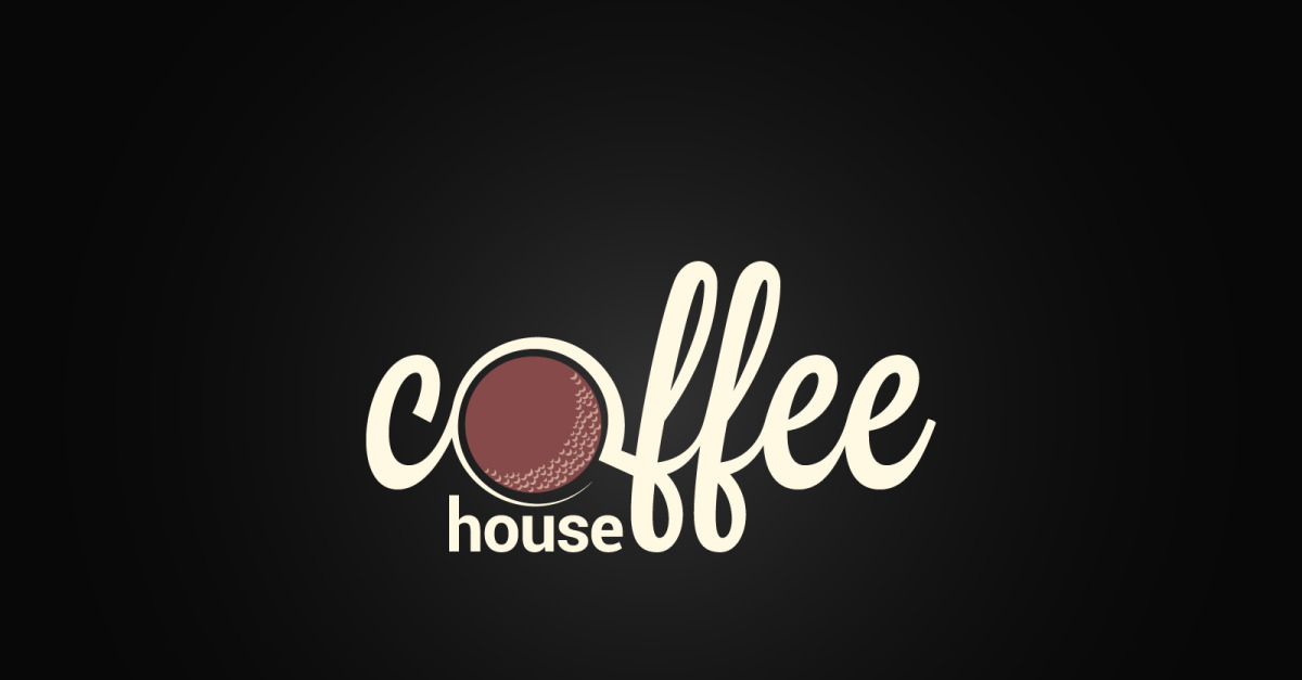 Káva Label Design Pozadí. #228488 - TemplateMonster