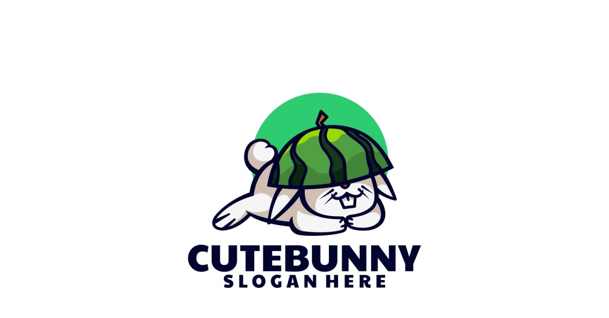 Cute Bunny Cartoon Logo Style #228573 - TemplateMonster